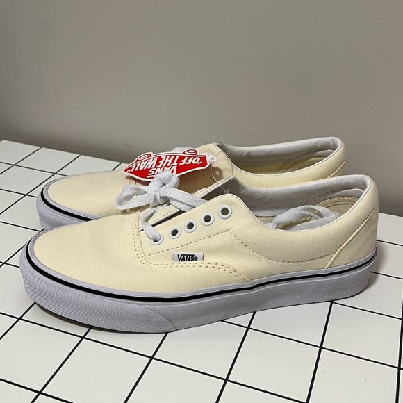 Vans | Shoes | Nwt Vans Core Classic Era Whitecream Skate Shoe Sneakers ...